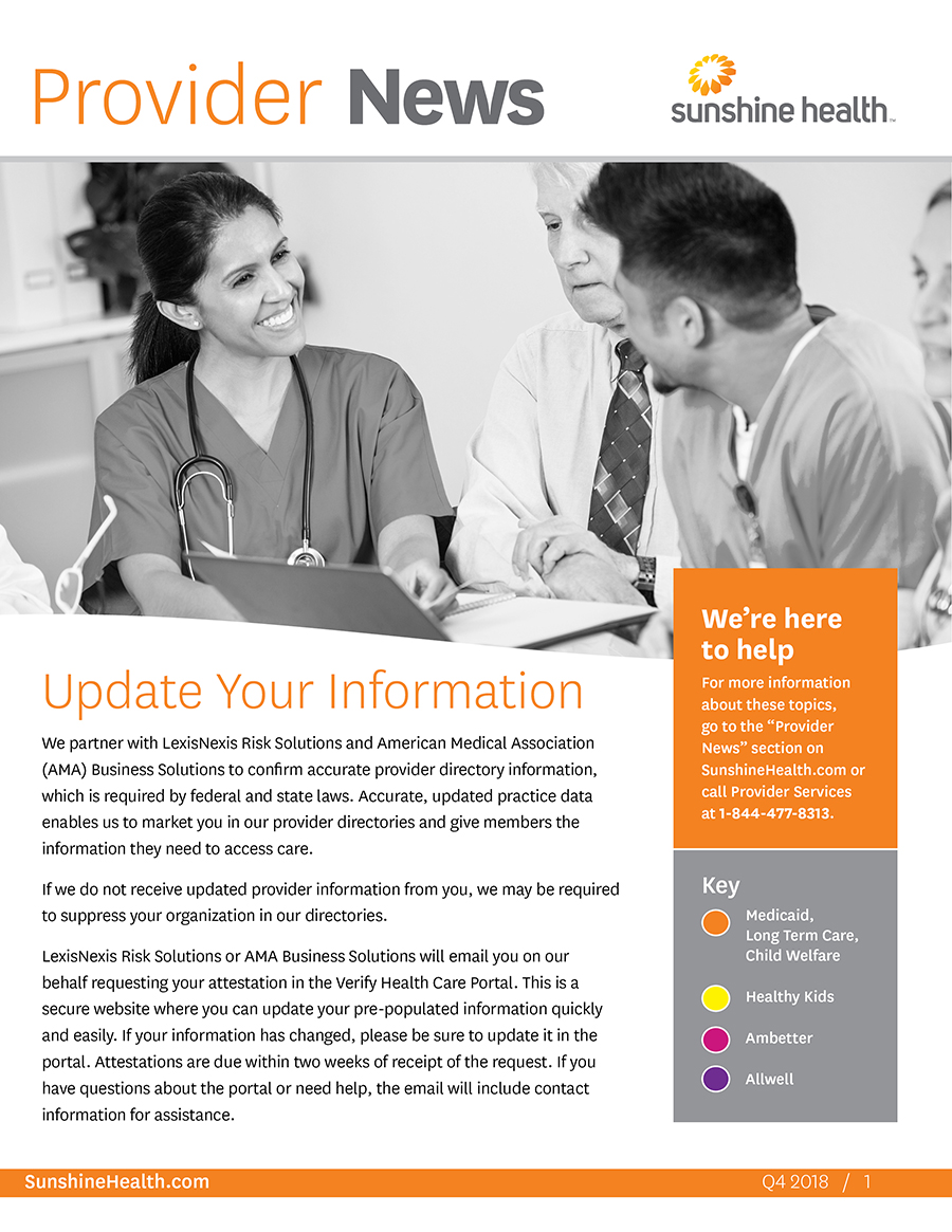 Q4 Provider News Recap | Sunshine Health